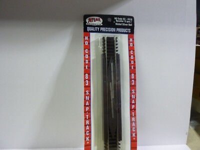 -HO ATLAS CODE 83 NICKEL SILVER -SNAP TRACK RERAILER 3 PACK 519 | eBay