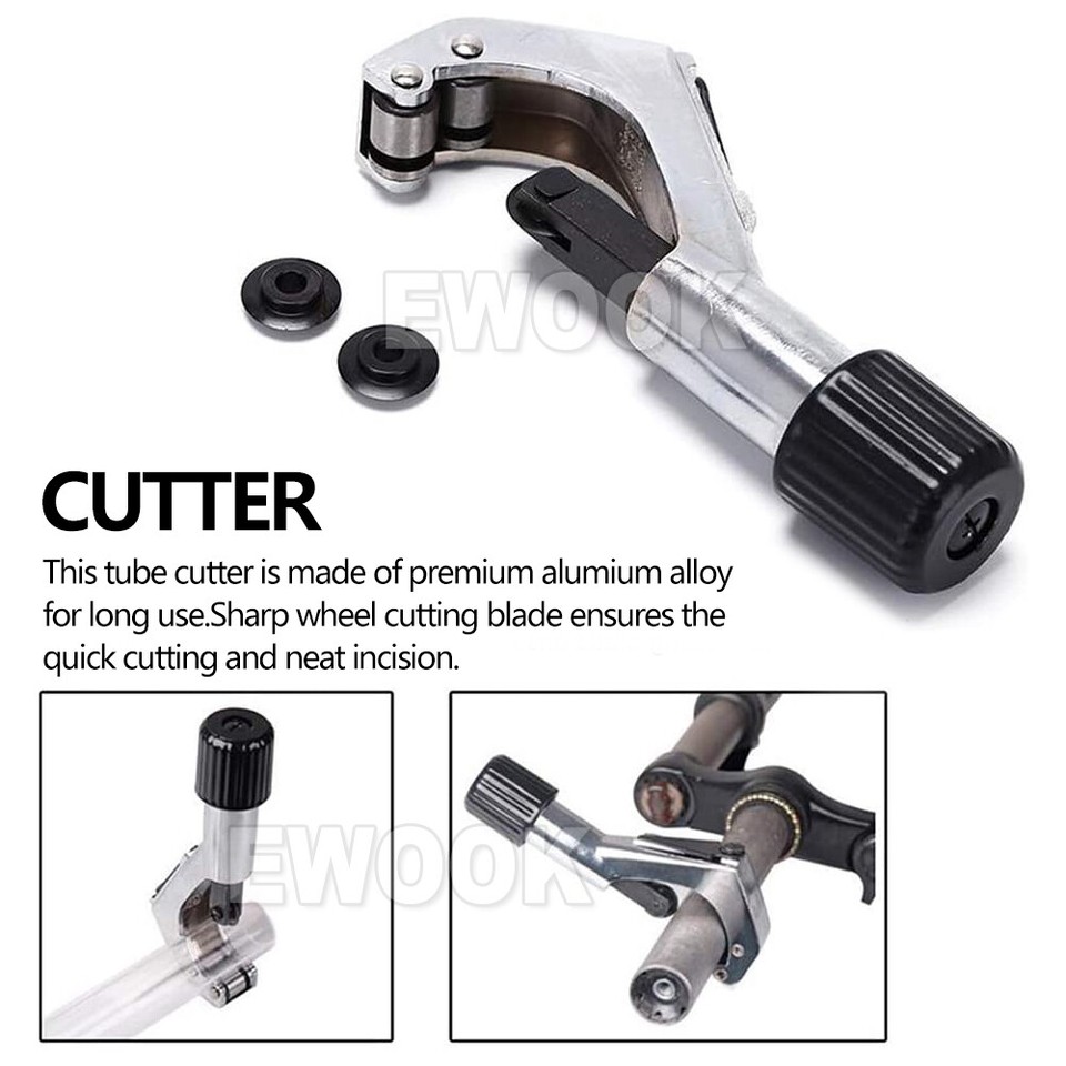 13Pcs Brake Air Line Double Flare Flaring Tool Kit Set + 3 in 1 Tube ...