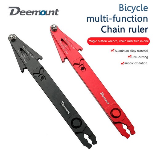 fr Deemount Bike Chain Measuring Ruler Aluminum Alloy Bike Chain Pliers ...