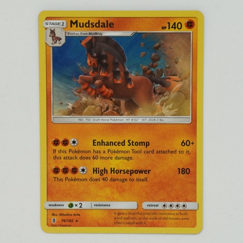 Mudsdale 76/145 Holo Rare SM Guardians Rising Pokemon Card | eBay