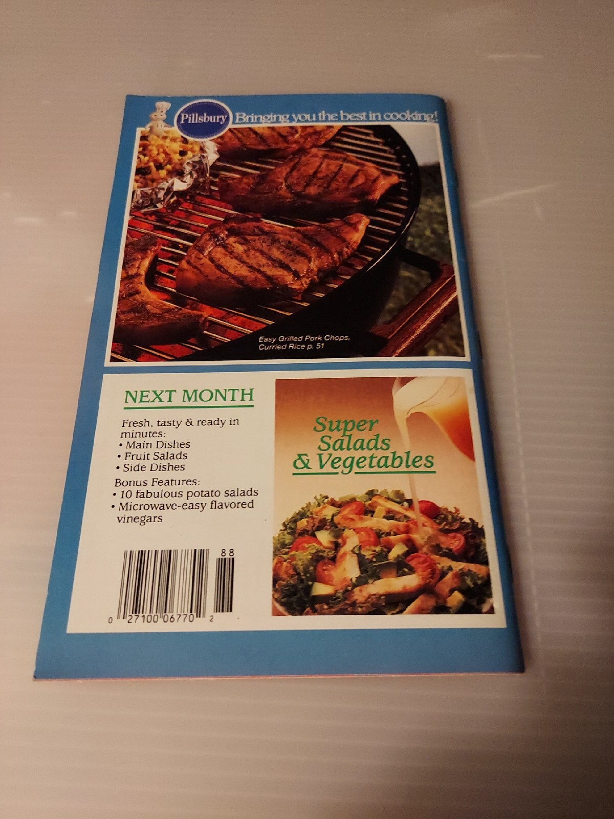 Vintage 1988, Pillsbury Classic Cookbook #88 "Fun Summer Foods" Booklet ...