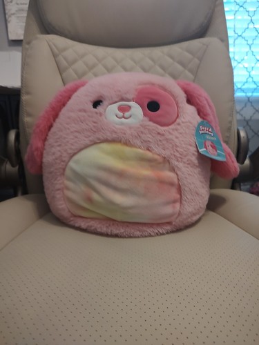 Squishmallows Fuzz-A-Mallows Chasen the Pink Dog 11” Plush | eBay