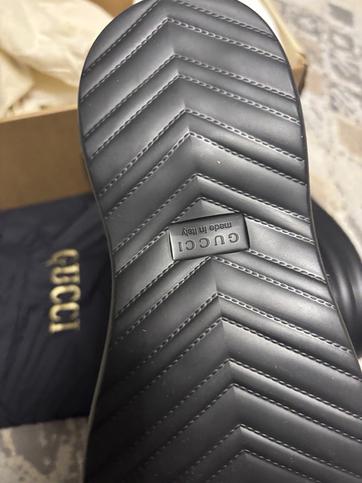 NEW AUTHENTIC GUCCI GG PLATFORM SLIDE 'BLACK' WOMEN'S GUCCI 37 (US 7) | eBay