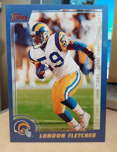 2000 LONDON FLETCHER TOPPS #264 ROOKIE RC WASHINGTON REDSKINS ST. LOUIS ...
