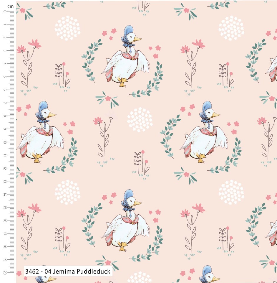 Peter Rabbit Cotton Fabric FAT QUARTERS Classic Characters Material ...