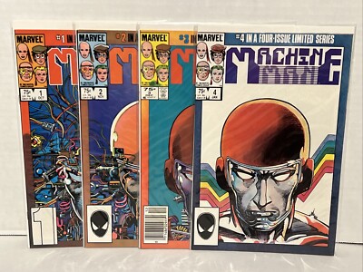 Marvel Machine Man Complete Limited Series #1-4 (Lot of 4 Comics) NOT ...