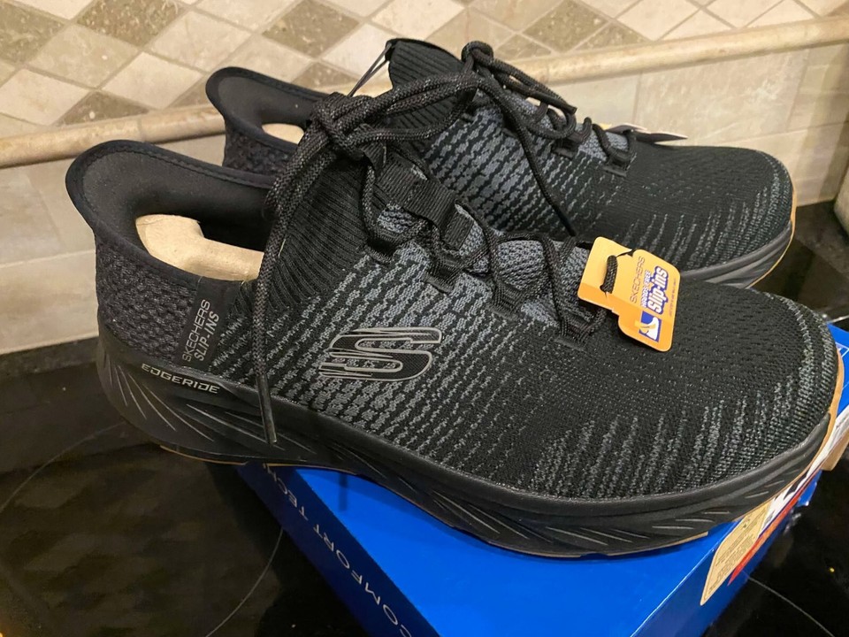 Men's Athletic Shoes SKECHERS Edgeride Raygo Hands Free Slip-In 9.5 ...