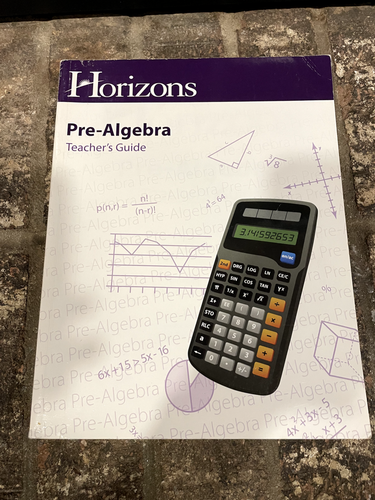 Horizons Pre-Algebra Teacher's Guide Excellent Condition Homeschool ...