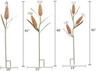 Metal Autumn Harvest Corn Stake Decoration, Decorative Yard Lawn Garden ...