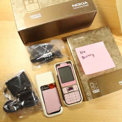 Rare Vintage Nokia 7360 L'Amour Collection PINK International Phone In ...