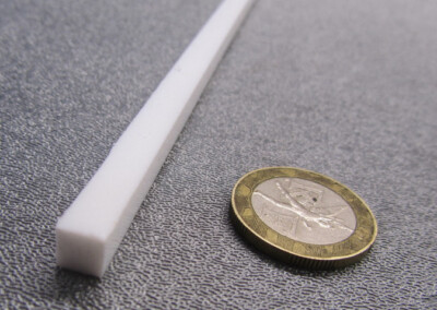 Teflon PTFE Virgin Square Bar 1/4" - .250" Thick x 1/4" Wide x 48" Long ...