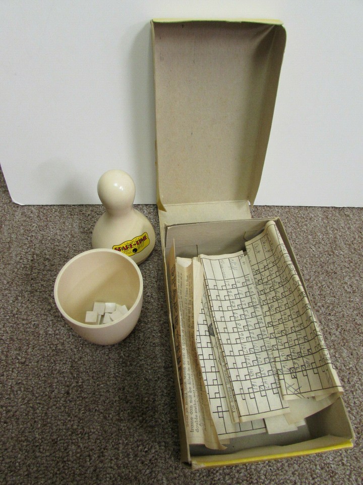 VINTAGE SPARE TIME BOWLING GAME ORIGINAL BOX SPARE-TIME CORP. 1940 ...