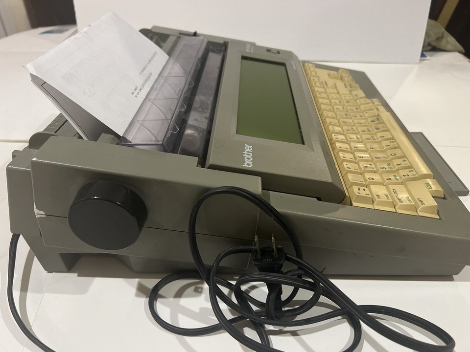 Vintage Brother Electronic Word Processor WP-1500D with Grammar Check ...