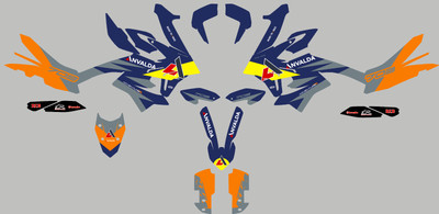 KTM A 690 790 890 1090 Adventure R Graphics Decal Kit | Multicolor | OE ...