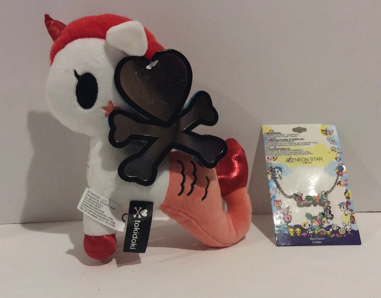 Tokodoki Mermicorn Plush Toy NWT New w/ Tag & Necklace | eBay
