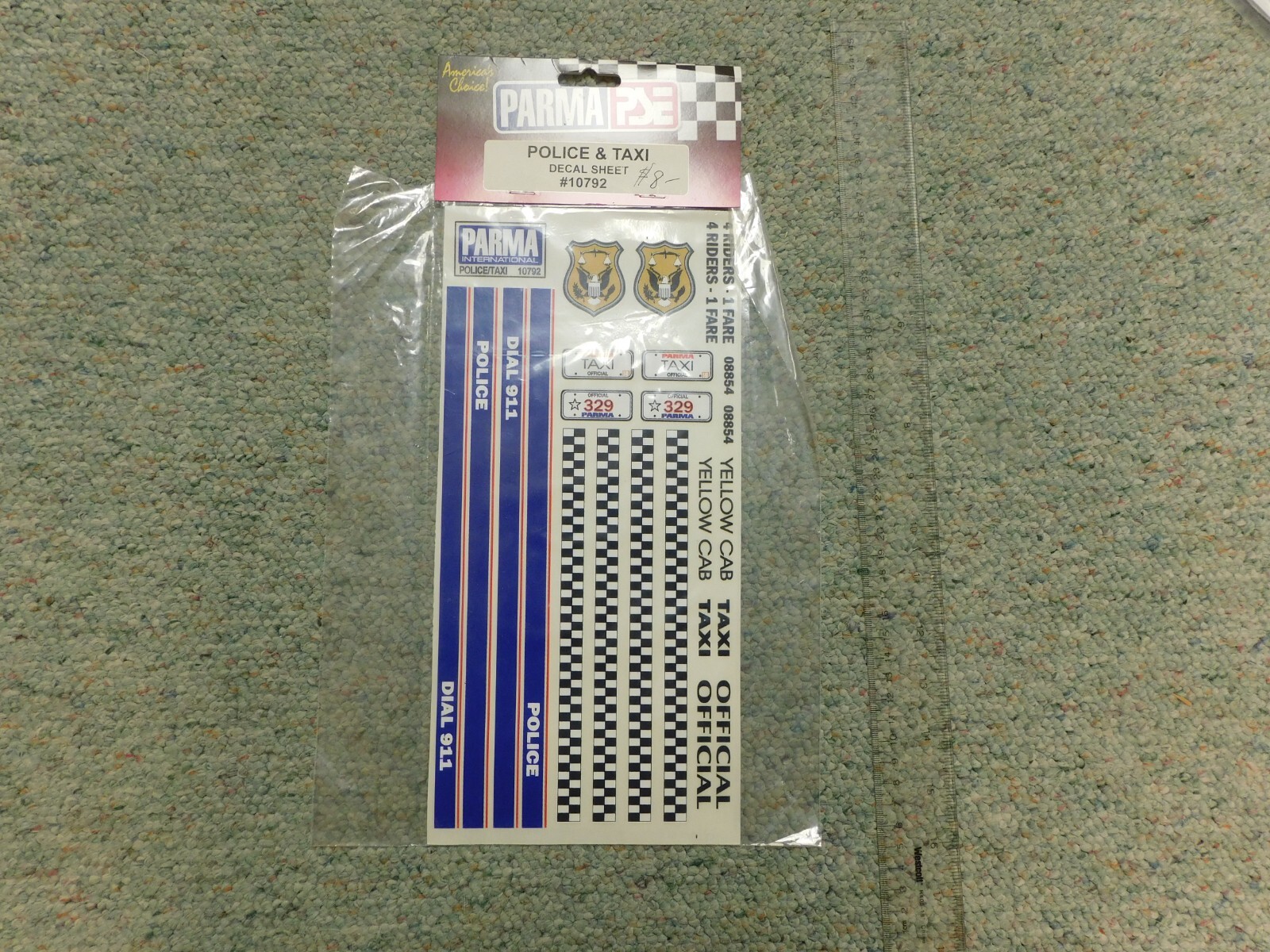 Parma decals 1/10 scale Caprice Police / Taxi Cab | eBay