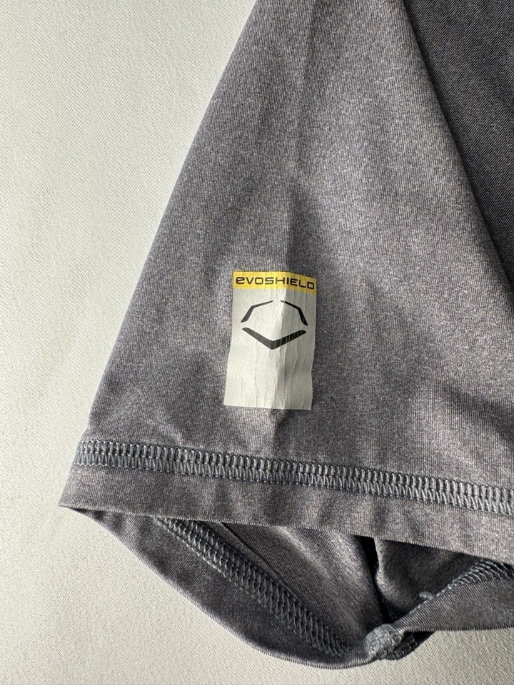 Men’s Evoshield Padded Compression Shirt Size Large Gray - No Pads | eBay