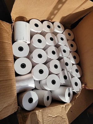 Thermal Credit Card Machine Paper for Thermark, 3 1/8" X 50' Approx 52 ...