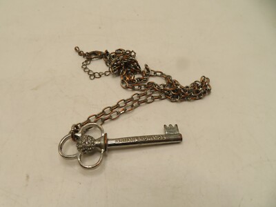 Armani Exchange AX Key Necklace KEY 2 1/4 IN CHAIN 26 IN | eBay