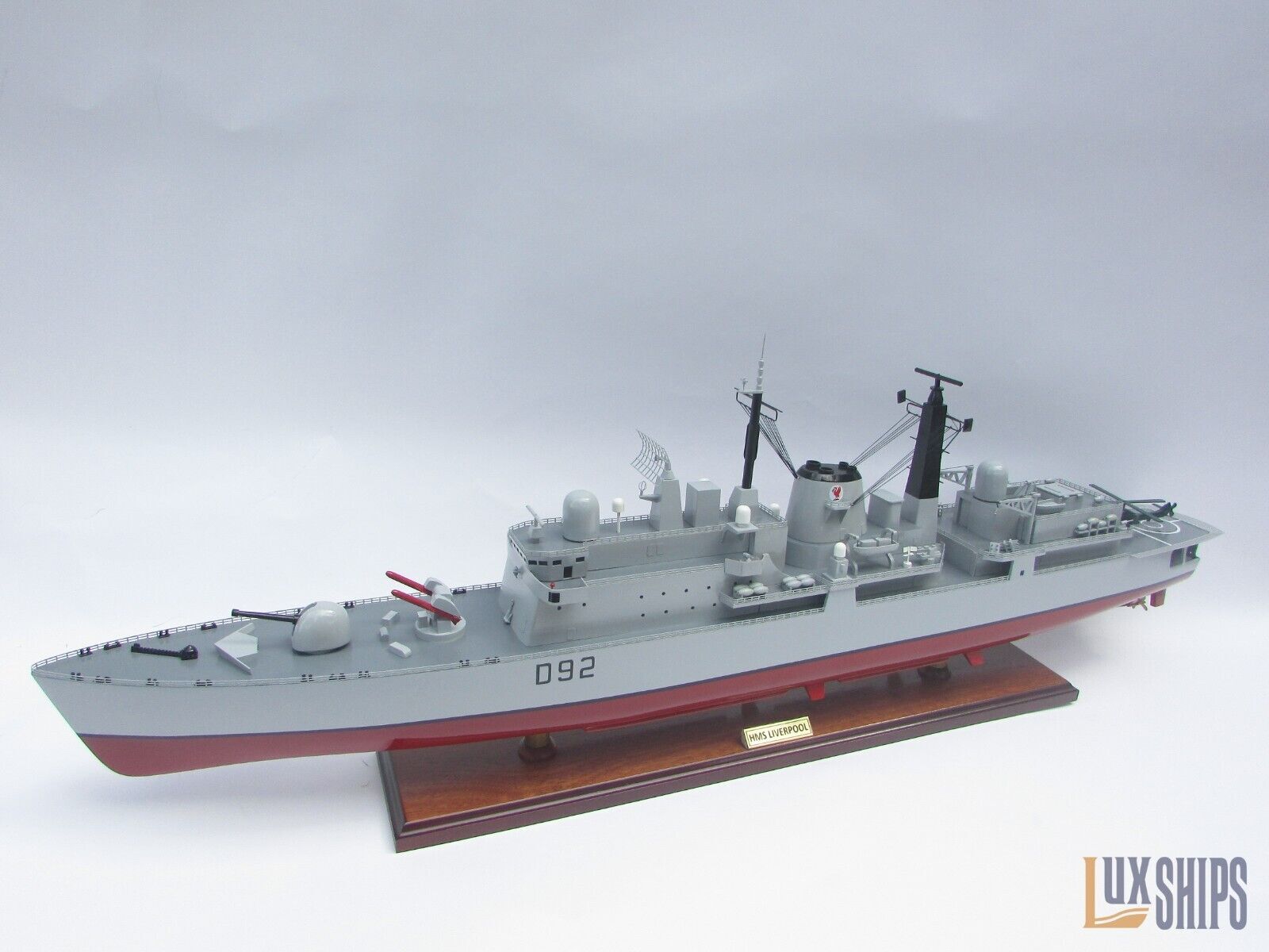HMS LIVERPOOL D92 Type 42 Destroyer Model Ship | eBay