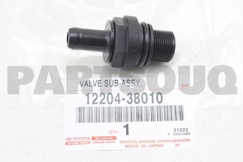 1220438010 Genuine Toyota VALVE SUB-ASSY, VENTILATION 12204-38010 | eBay