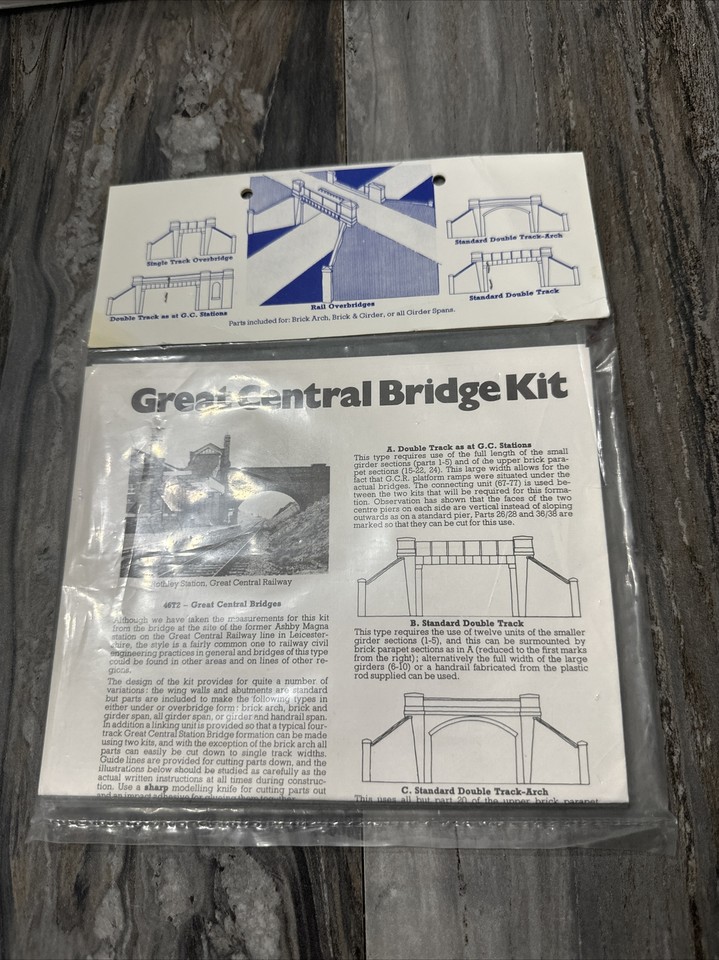 PROTOTYPE MODELS 00GA CARD KIT - VICTORIAN BRIDGE - NEW - 46T2 | eBay
