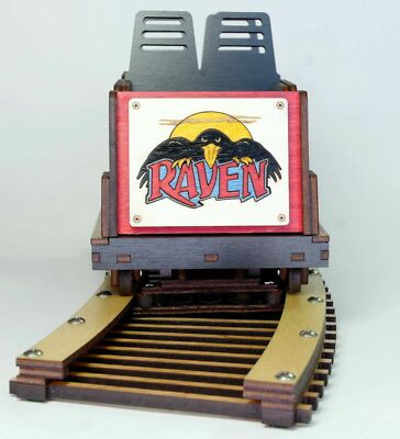 The Raven Roller Coaster Train & Track ~ Detailed Model ~ Laser ...