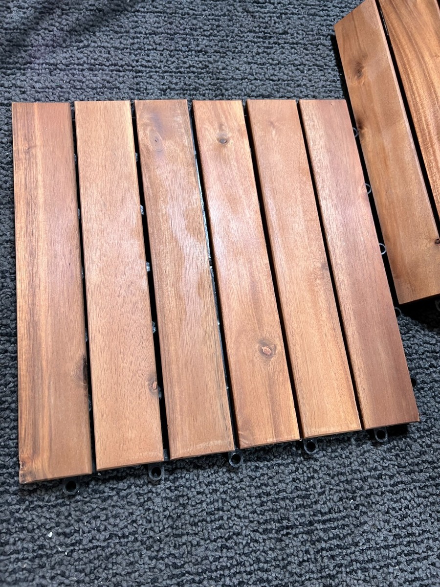 Wood Interlocking Patio Pavers