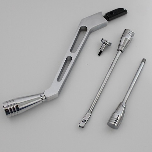 New Billet Aluminum GM Column Shifter Turn Signal Lever Hazard Tilt KIT ...