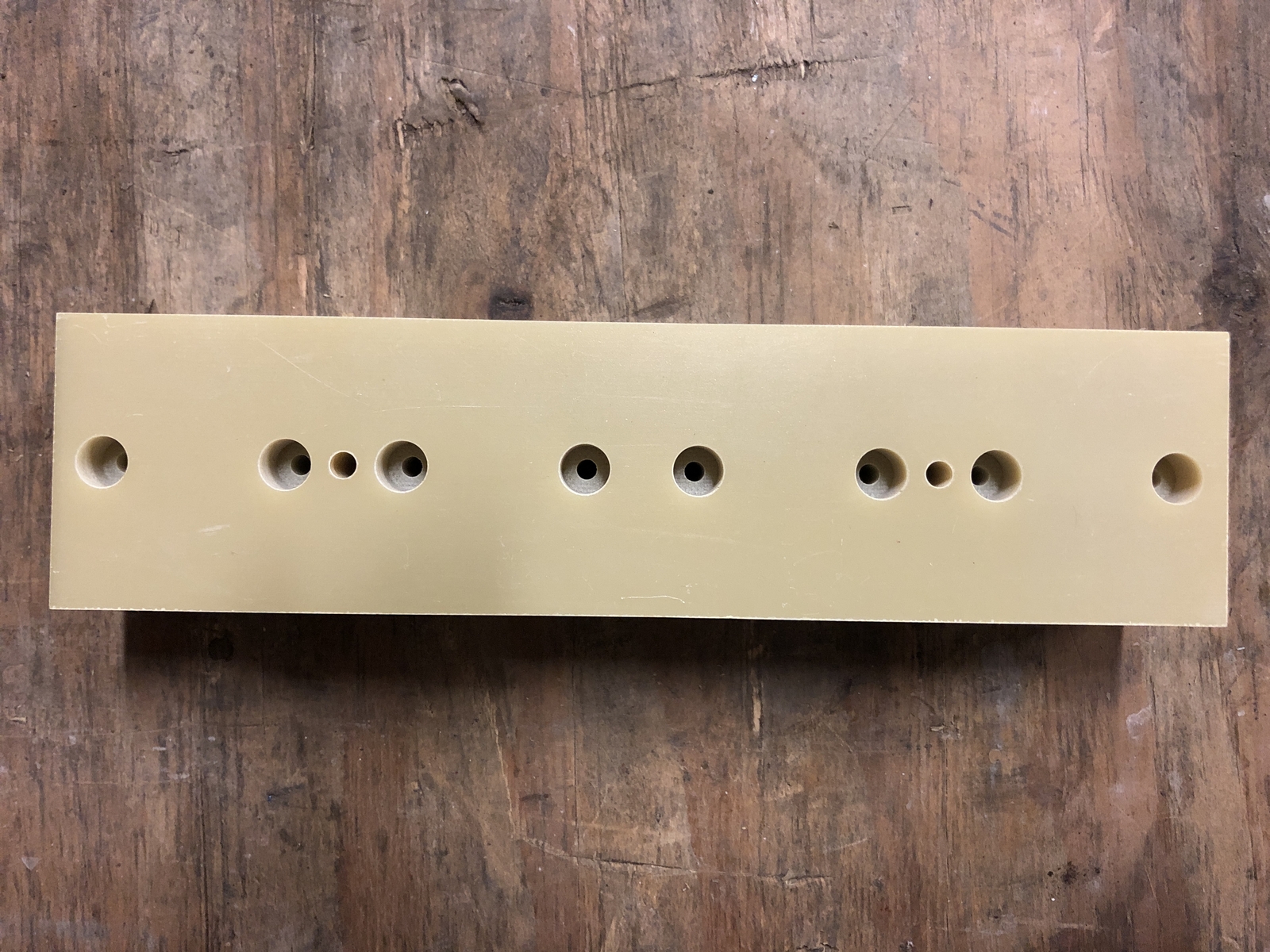 Garolite G-10 Plastic Laminate Block 8 1/2" X 2 1/2" X 2" Glass Epoxy ...