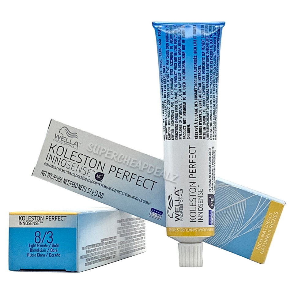 Wella Koleston Perfect Innosense Permanent Creme Hair Color 2.0 oz NIB ...