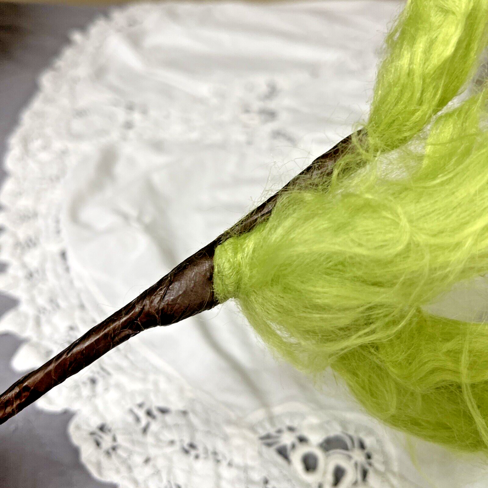 2x Whimsical Grinch Green Fluffy Spiral Christmas Grinch Pick Green ...