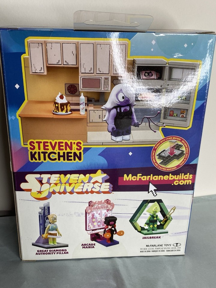 McFarlane Steven Universe Steven's Kitchen Buildable Construction Set ...