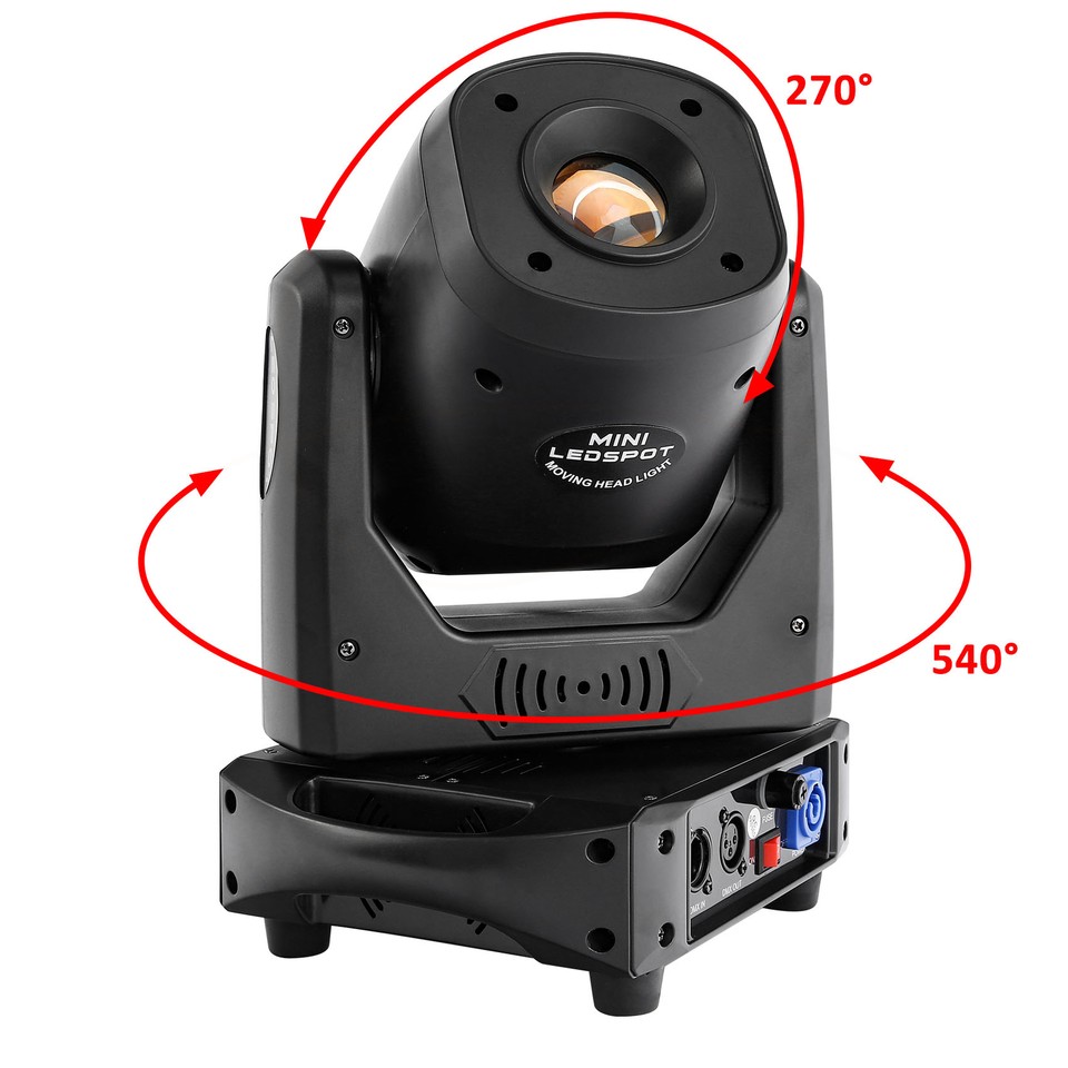 200W LED Moving Head Light Beam DMX Stage DJ 5 Facet Prism 13 Gobo ...
