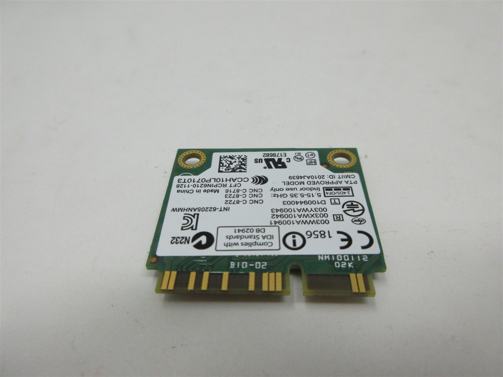 Intel 6205 Centrino Advanced-N WiFi PCIe Wireless Adapter 62205ANHMW | eBay