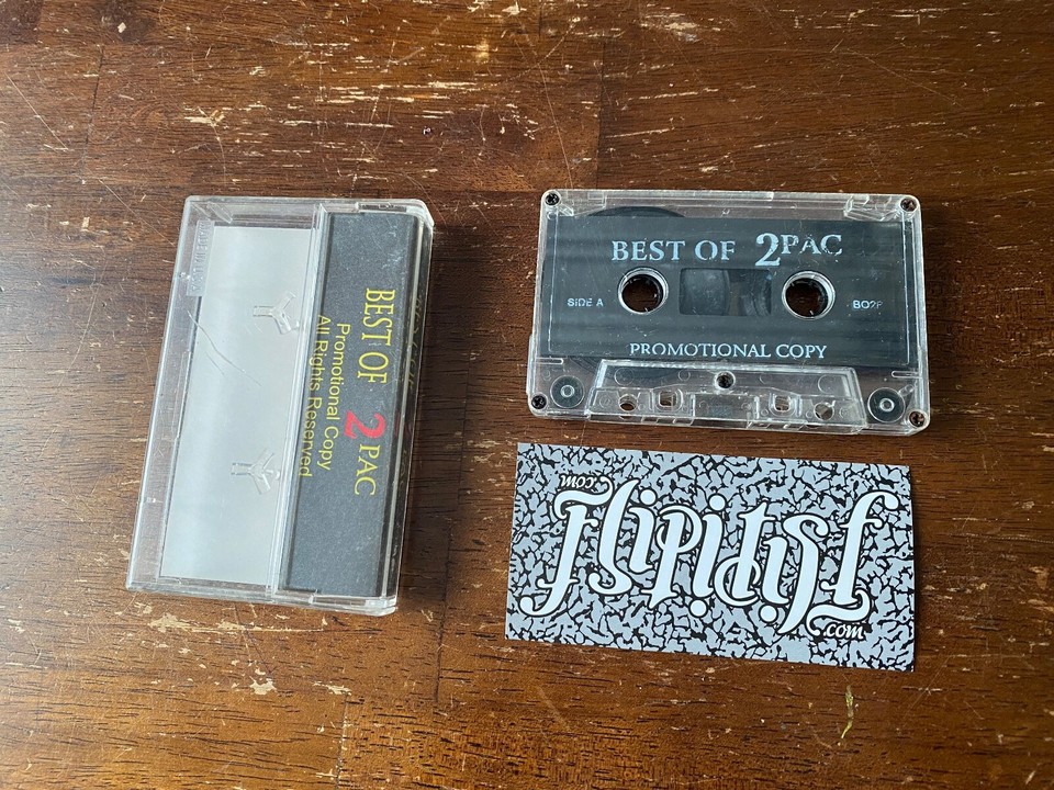 VTG BEST OF 2PAC PROMOTIONAL CASSETTE TAPE PROMO TUPAC MAKAVELI RAP ...