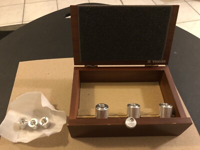 Rare Vintage Vestax Wooden Triple DJ Cartridge Needle Case Used Great ...