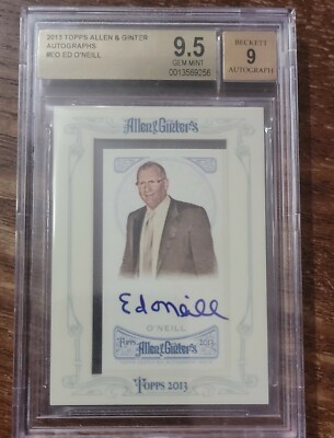 2013 Topps Allen & Ginter Baseball Mini Framed Autograph #EO Ed O'Neill ...