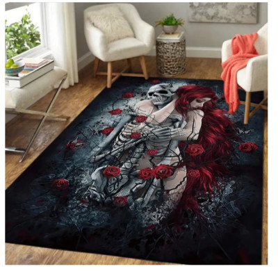 Skeleton Maiden Red Haired Maiden Rug 80CM x 160CM Carpet | eBay