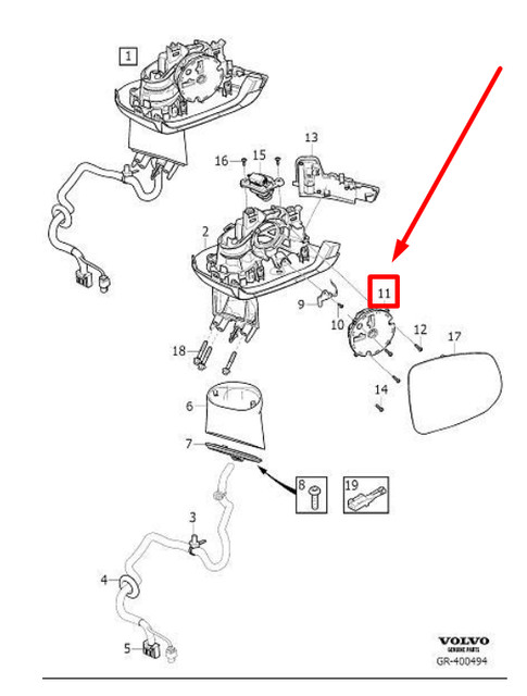 Volvo OEM 2016 Xc90-mirror Motor 31402433 for sale online | eBay