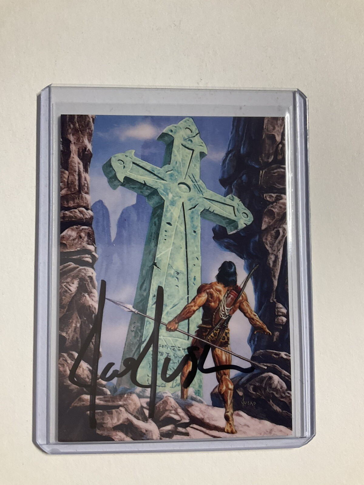 JOE JUSKO’S EDGAR RICE BURROUGHS COLLECTION CARD 23 SIGNED BY JOE JUSKO ...