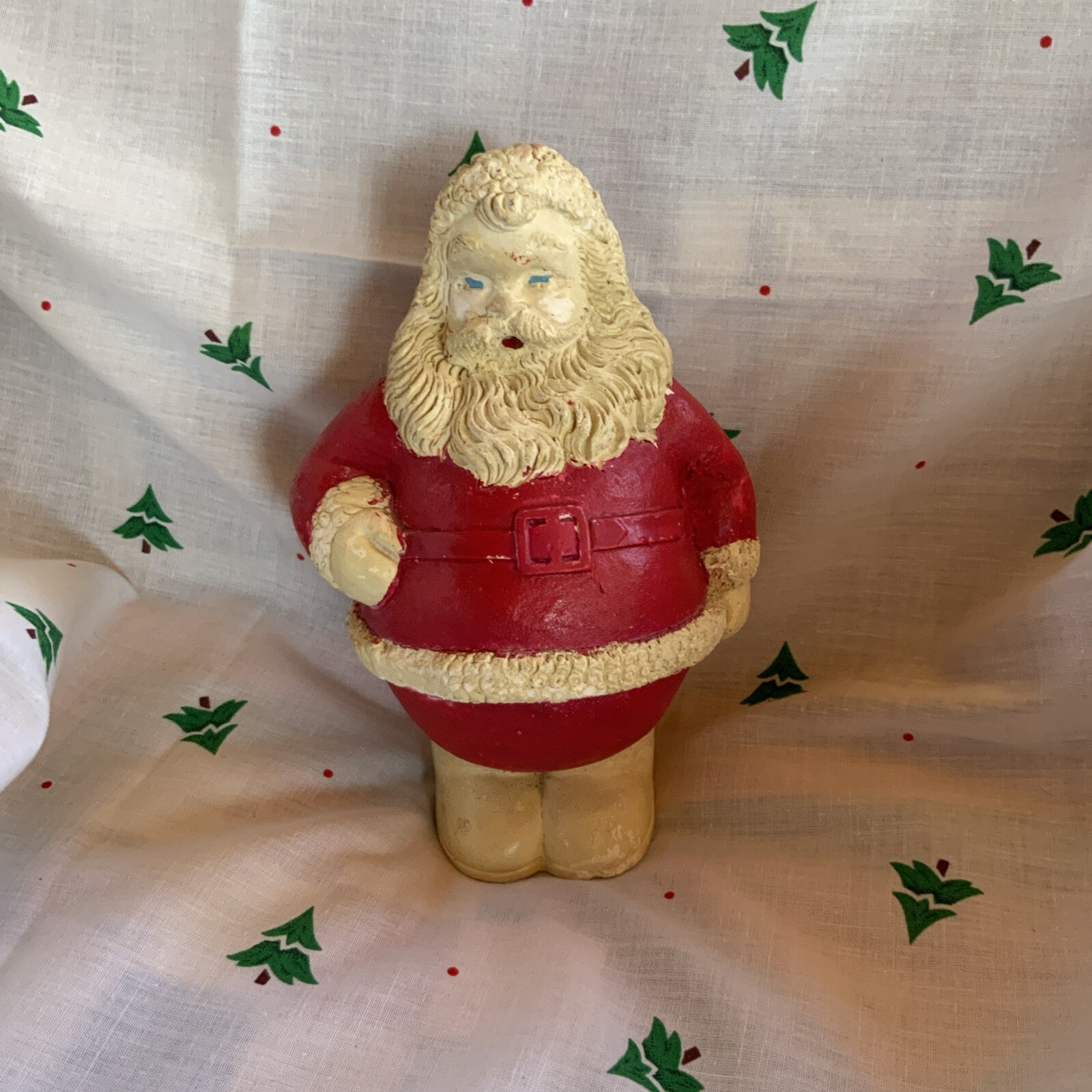 Vintage 7” Tall Chalkware Santa Claus-1946 | eBay