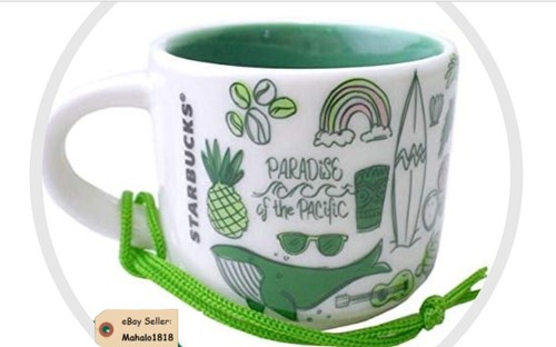 2oz ORNAMENT Starbucks HAWAII BEEN THERE SERIES Demitasse Espresso Mini ...