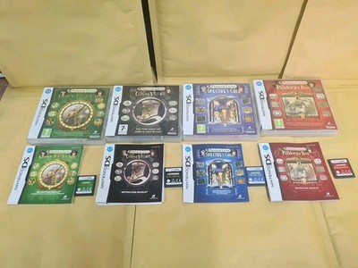 professor layton ds games X4 all complete manuals inc | eBay