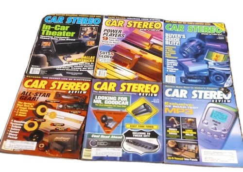 Rare 1999 Car Stereo Review Magazine Issues January-june, August 6 ...