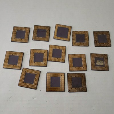Lot 13 AMD Mixed CPU/Processor Ceramic/Gold Scrap Recovery Sockets | eBay