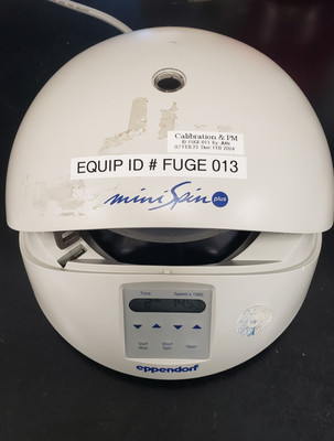 Eppendorf Mini Spin Plus Centrifuge | eBay