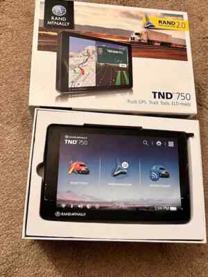 RAND MCNALLY TND750 LM TND-750 7" TRUCK GPS NAVIGATION BUNDLE ...