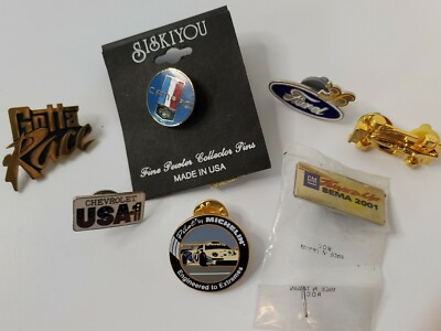 Automotive Car Pins (7) Ford Chevrolet Camaro Racing Indy | eBay