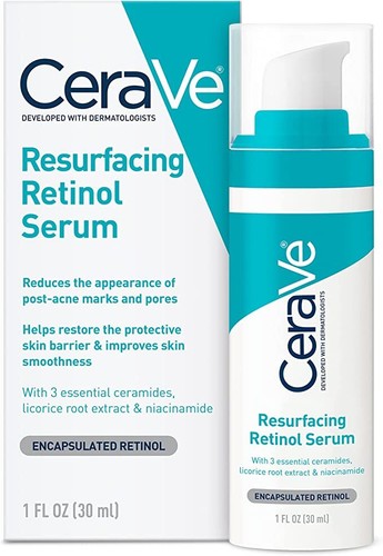 CeraVe Retinol Serum for Post-Acne Marks and Skin Texture | Pore ...